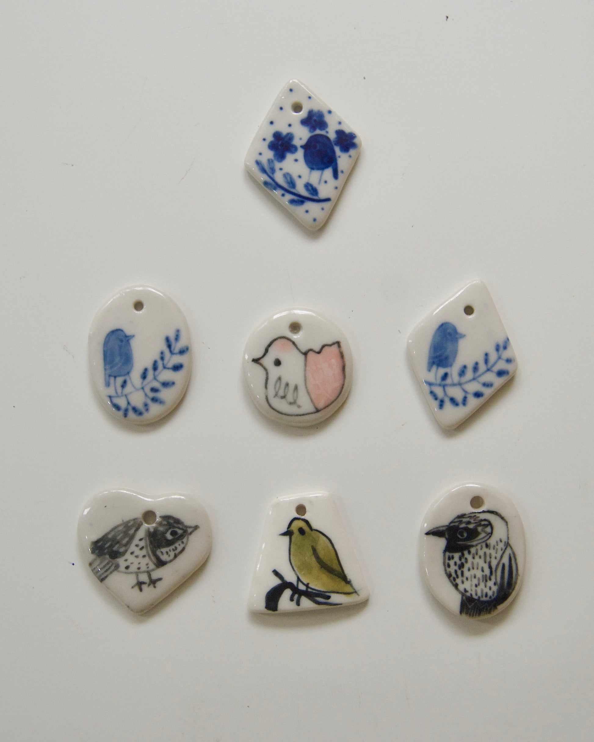 Handmade Ceramic Charms [Ornith] – Sting & Snout Bindery